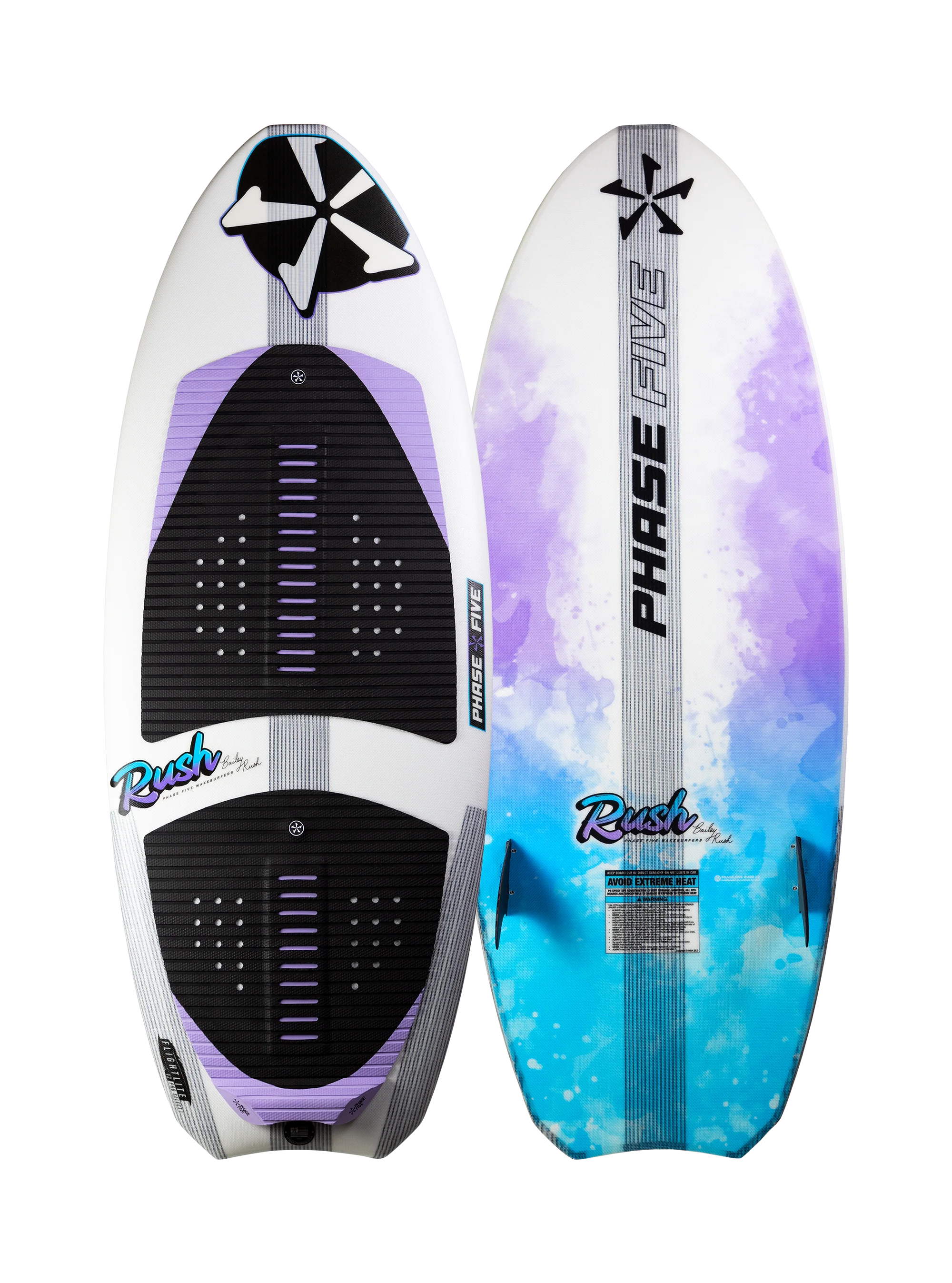 Phase 5 Rush Performance Surf Wakesurf Board | 56"