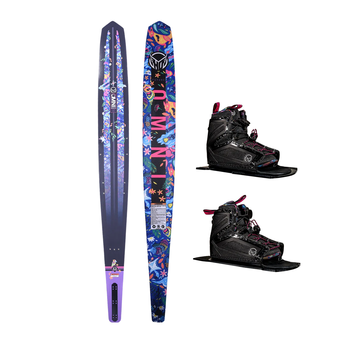 HO Sports Women's Future Omni Jungle Waterski w/ Double Stance 110 Pac