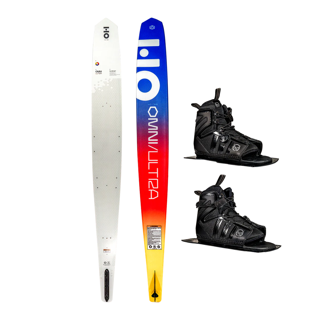 HO Sports Ultra White Waterski w/ Double Stance 130 Atop Package