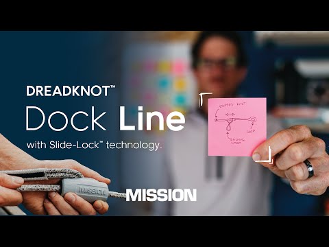 Mission Dreadknot Dock Line 2-PK | Easy Docking with SLIDE-LOCK | BLK