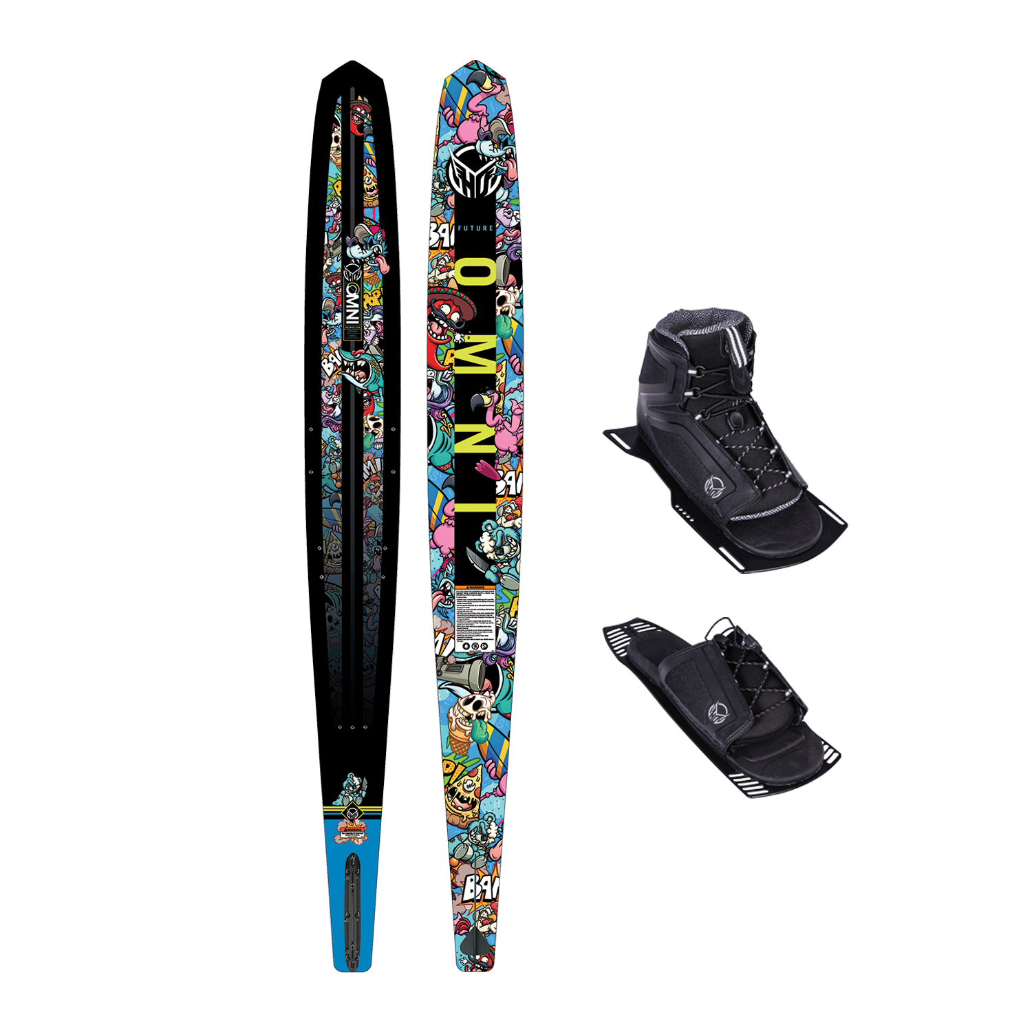 HO Sports Future Omni Wacky Tool Waterski W/Stance 110 & ARTP Boot Pac