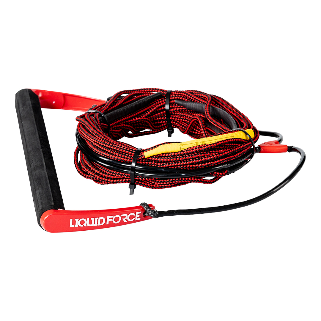 Liquid Force Team Handle W/H-Braid 70' Mainline Red